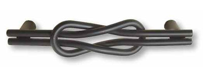 D. Lawless Hardware (5 Pack) 5 inch Wrought Iron Double Loop Pull Flat Black | Wayfair